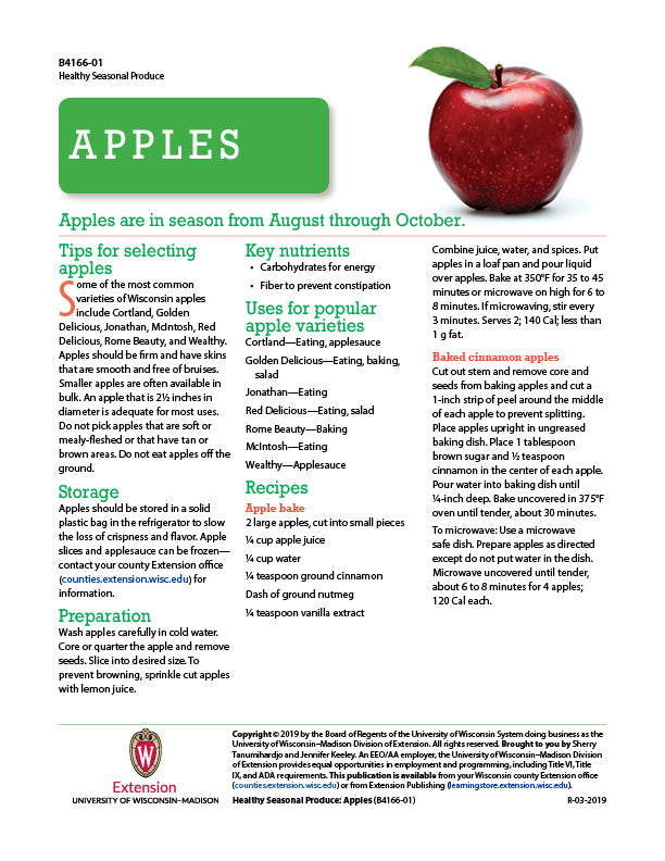 Healthy Seasonal Produce: Apples — The Learning Store