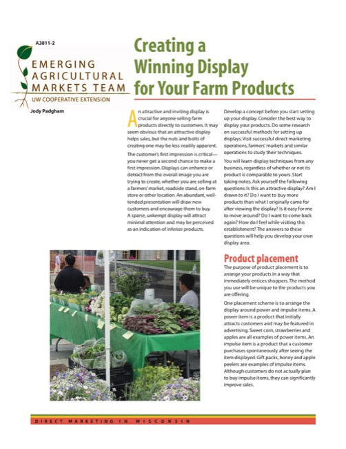 Direct Marketing: Creating a Winning Display for Your Farm Products ...
