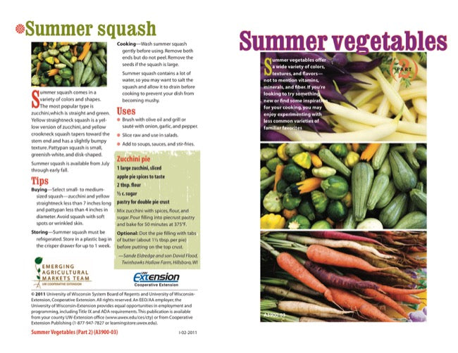 Summer Vegetables (Part 2) — The Learning Store