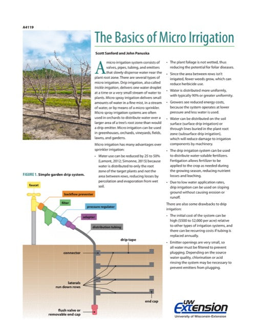 The Basics of Micro Irrigation — The Learning Store