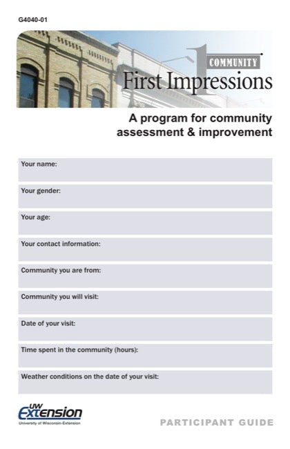 Community First Impressions Participant Guide — The Learning Store